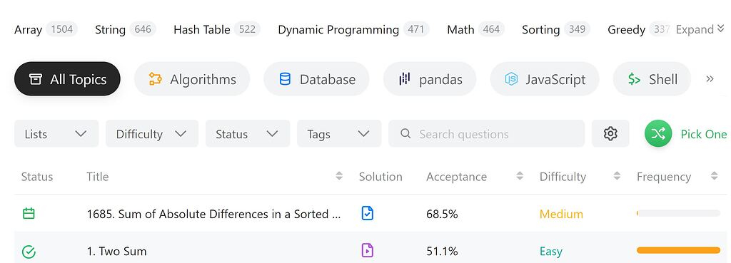 How To Implement Filters Like The Leetcode Ui Using Streamlit