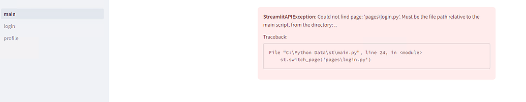 Streamlit login and mutipages - Using Streamlit - Streamlit