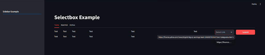 Selectbox Tooltip Blocking User Selection - Using Streamlit - Streamlit