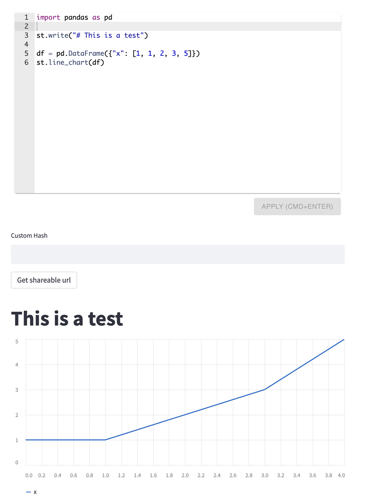 Running Jupyter within Streamlit app - Using Streamlit - Streamlit