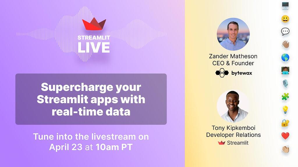 ⚡[April 23] Livestream: Supercharge your apps with real-time data ...