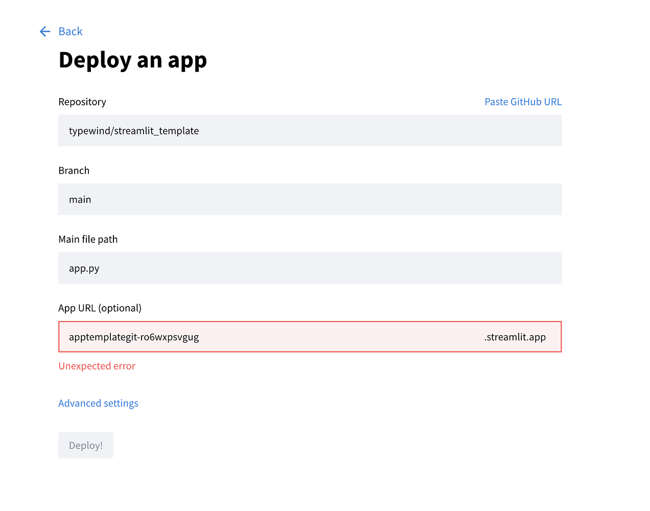 Unexpected Error When Deploy gdp-dashboard Example - Community Cloud - Streamlit