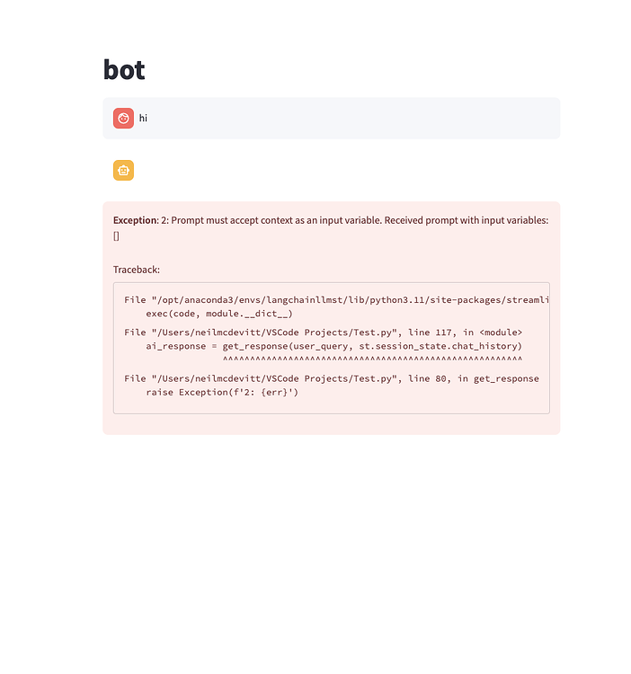 Trouble Initializing st.session_state.chat_history - Using Streamlit ...