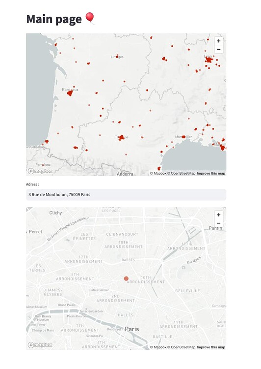 Use 2 dataframe for 1 map - Using Streamlit - Streamlit Use 2 dataframe for 1 map - Using Streamlit - Streamlit