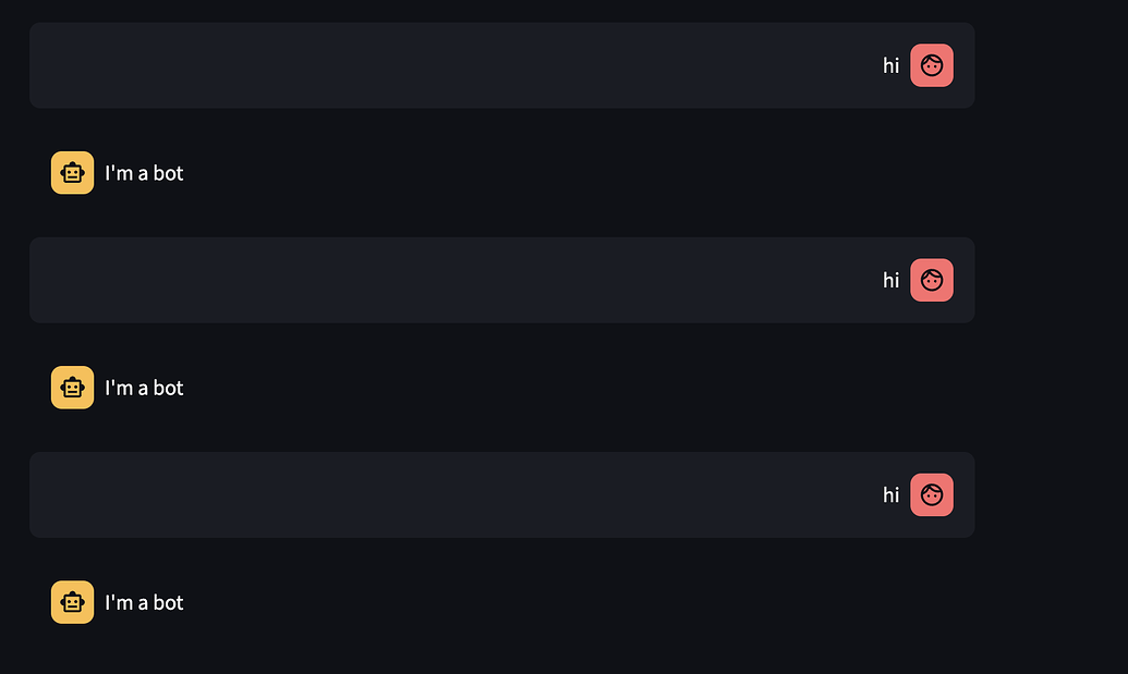 How To Right Justify St Chat Message Using Streamlit Streamlit
