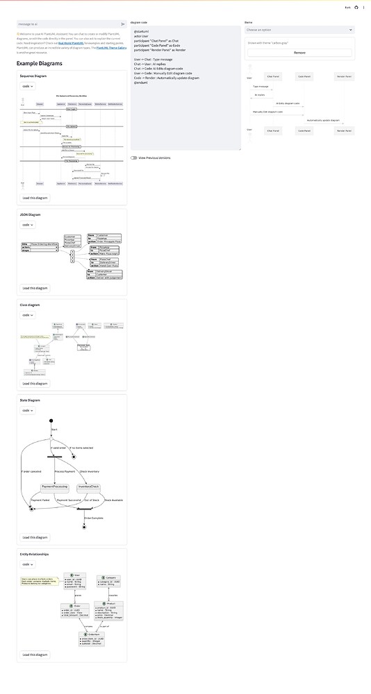 UML / LLM Diagram editor - Show the Community! - Streamlit