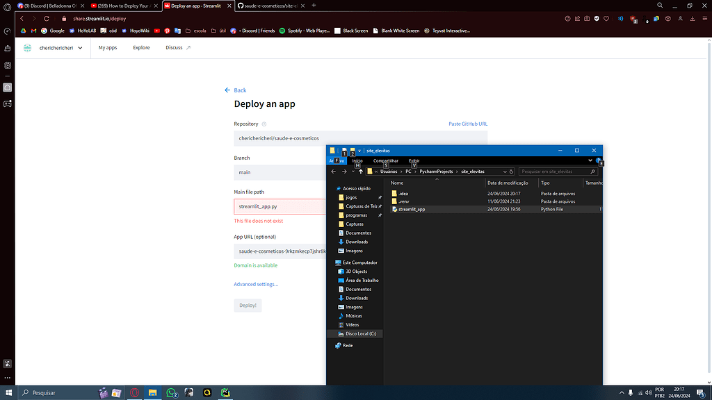 Streamlit Cloud Issue Asap Solved It Already Community Cloud Streamlit
