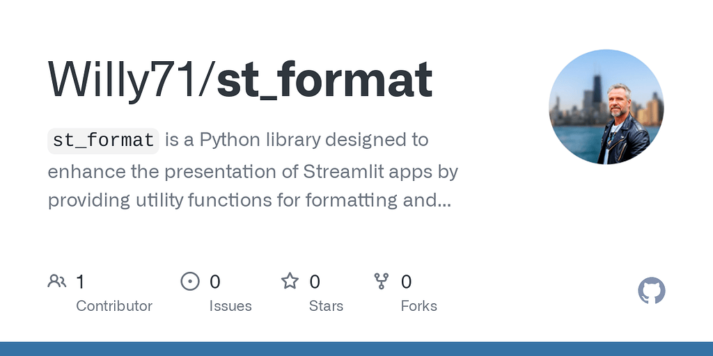 Streamlit formatting utilities - Custom Components - Streamlit