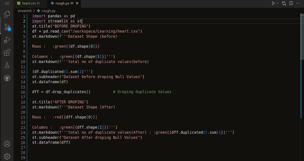 Facing Problem while using St.dataframe (please help) - Community Cloud ... Facing Problem while using St.dataframe (please help) - Community Cloud ...