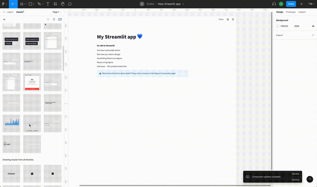 Prototype your app in Figma! 🖌️ - Show the Community! - Streamlit