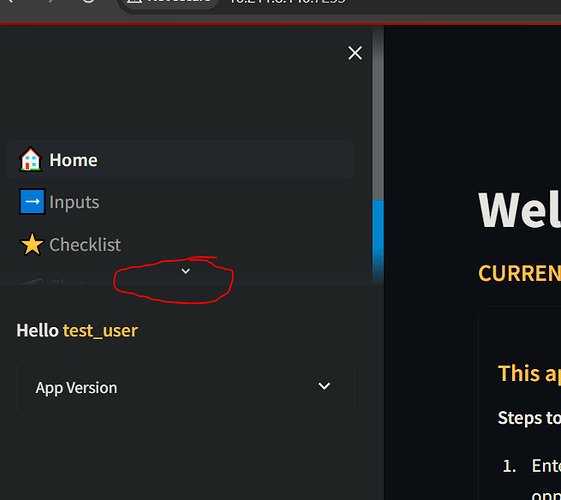 Default Open Expander for Streamlit Multi-page App (see picture) - Using Streamlit - Streamlit