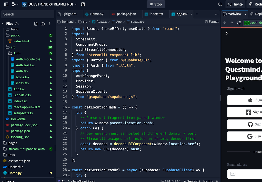 Ultimate Supabase Oauth Component Custom Components Streamlit 0748