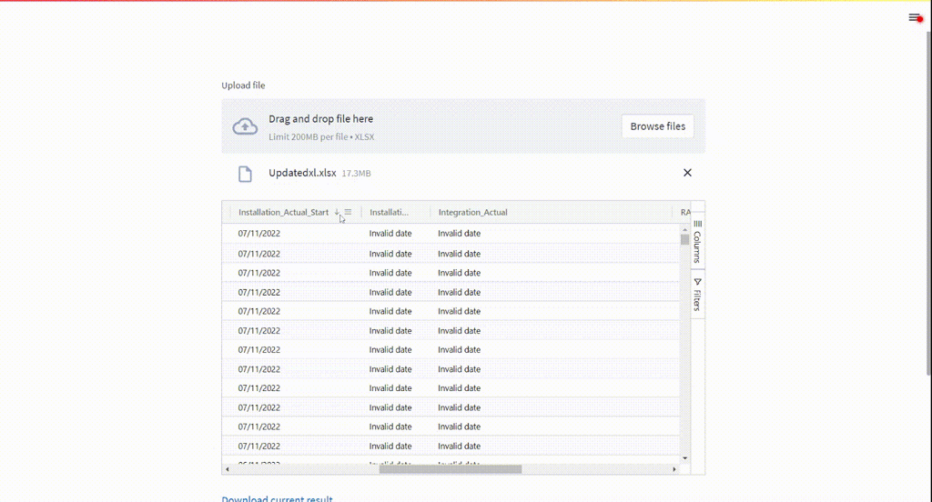 Agrid filter for Date not filtering - streamlit-aggrid - Streamlit