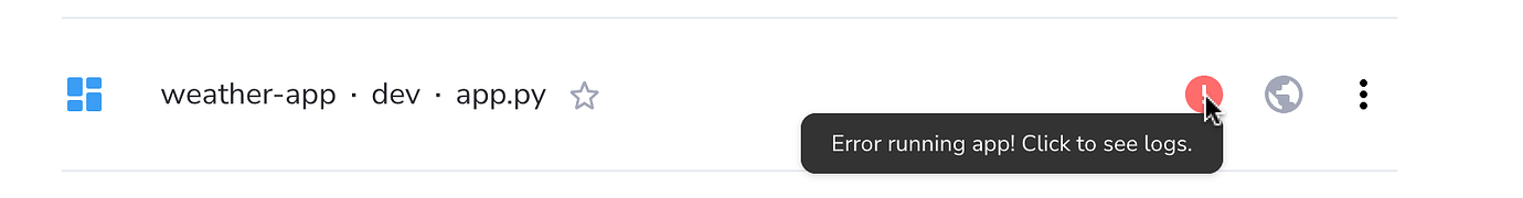 Oh No Error Running App No Logs Visible Deployment Streamlit