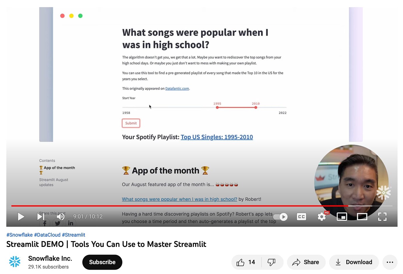 New Youtube Video: Tools You Can Use to Master Streamlit - Show the ...
