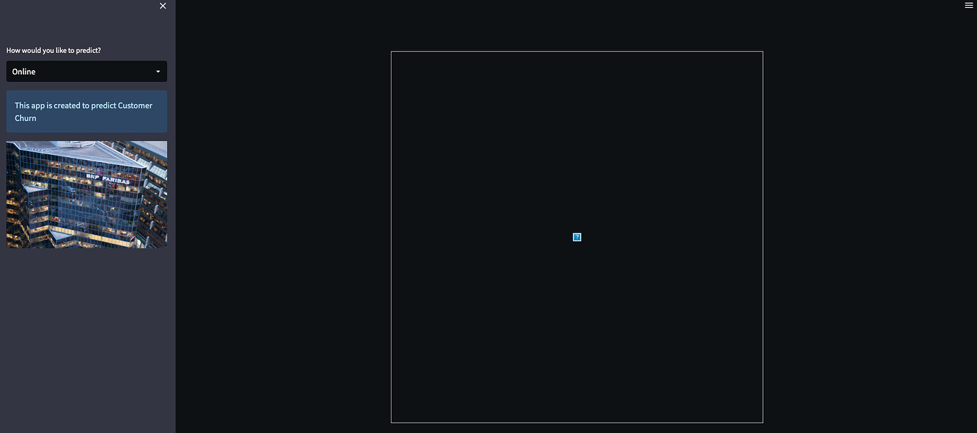 Custom header right at the top of the page, styled with custom CSS ...