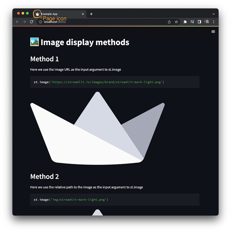 Image not appearing - Using Streamlit - Streamlit