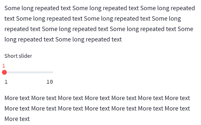 Setting widget width - Using Streamlit - Streamlit