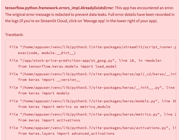Need help with deploying my app - Community Cloud - Streamlit