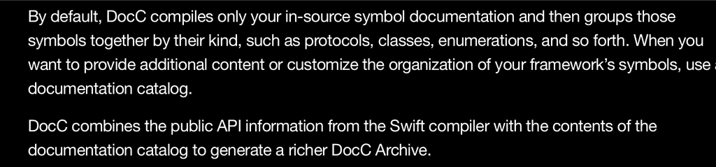 Use of letter spacing in DocC - Swift-DocC - Swift Forums