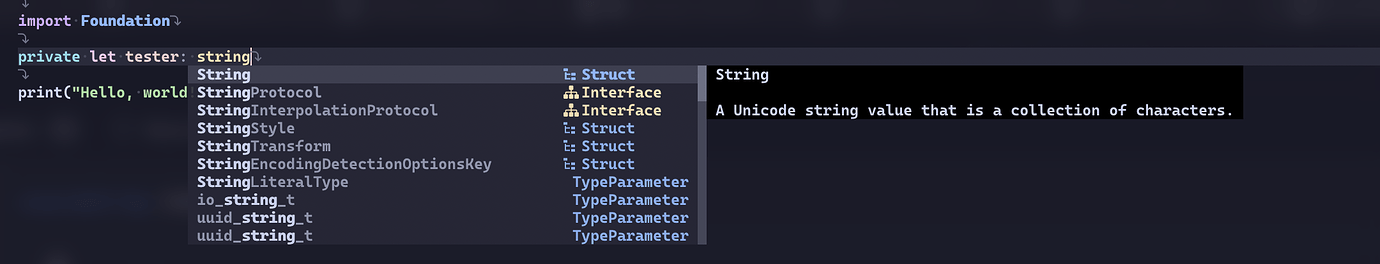 Swift Development Using Neovim Sourcekit Lsp Swift Forums