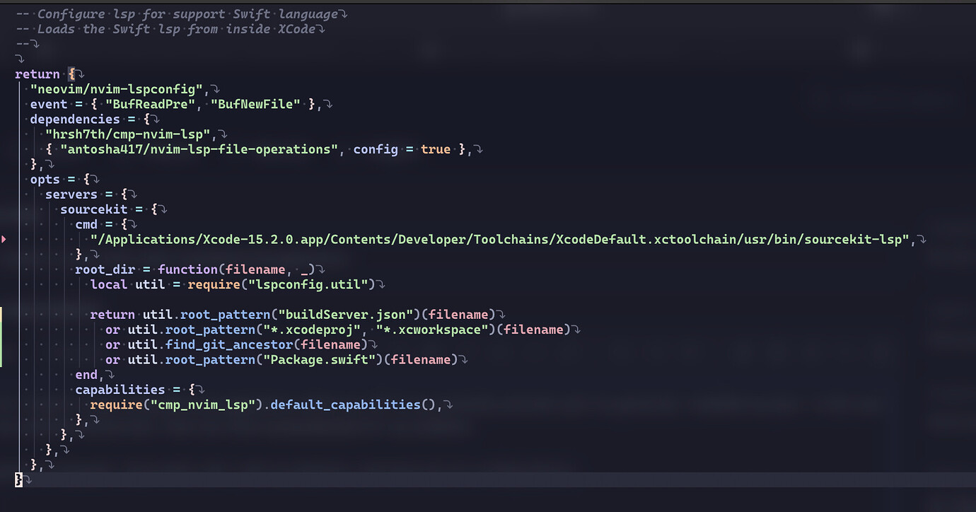 Swift Development using NeoVim - SourceKit-LSP - Swift Forums