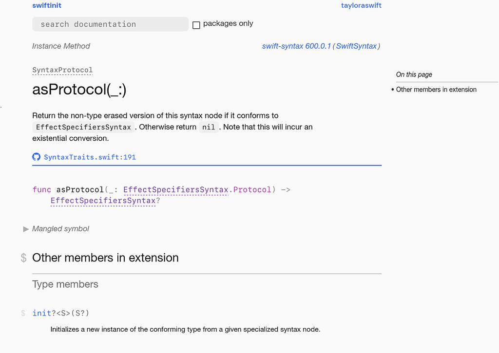 New Apple Developer-style documentation theme available on Swiftinit - Community Showcase ...