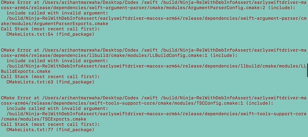 Unable To Build Swift Compiler Compiler Swift Forums