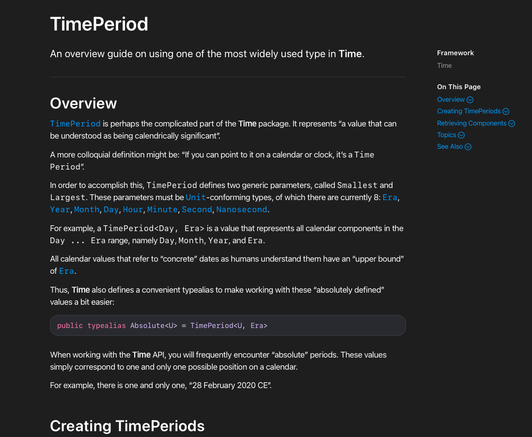 Use Of ` ` Header Levels Swift Docc Swift Forums
