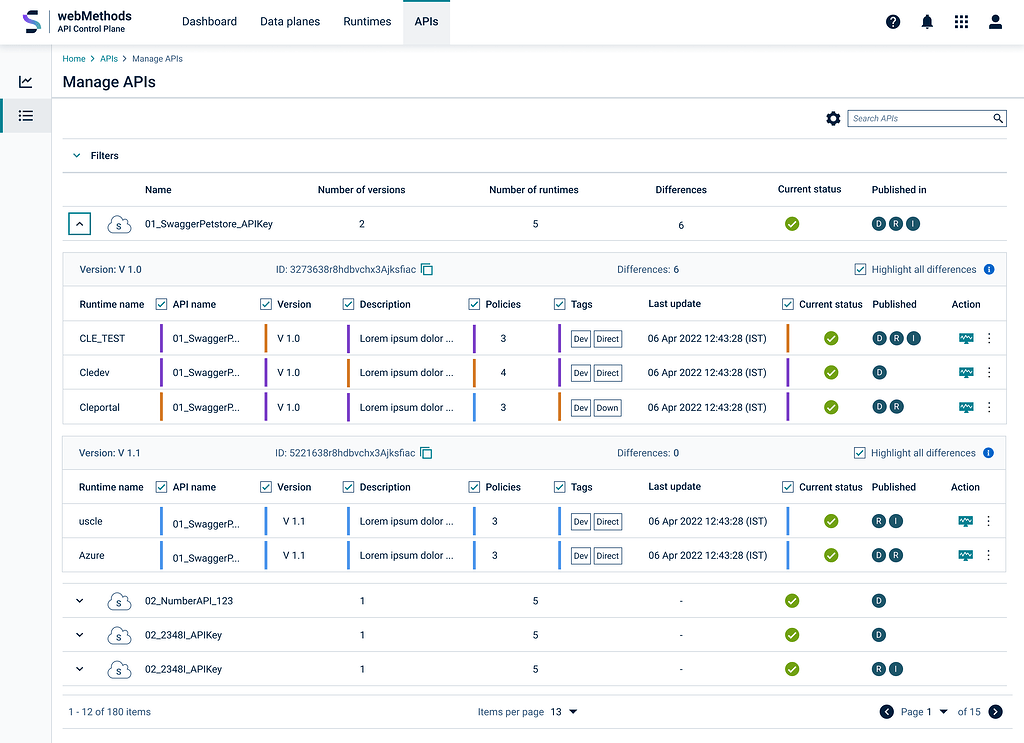 Api Control Plane V110 Release Announcement News Software Ag Adabas And Natural