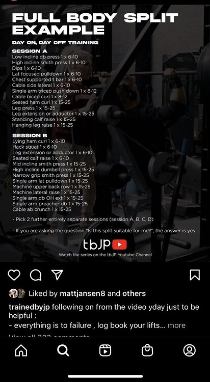 Jordan Peters Full Body One Set to Failure Program - Bigger Stronger ...