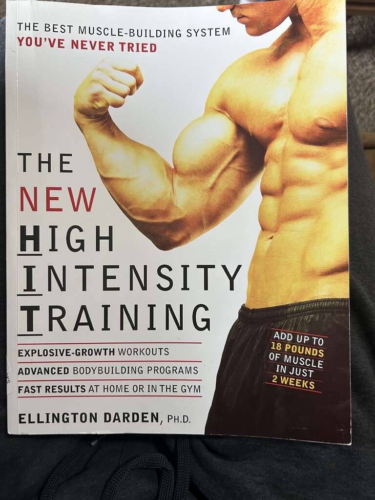 Signed The New High Intensity Training book by Ellington Darden ...