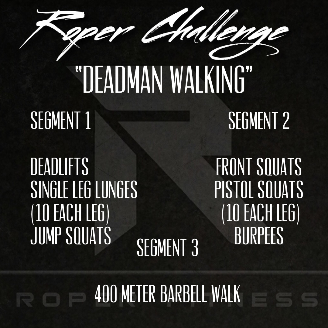 Roper Challenge- Intense 30 Day Program - Training Logs - T NATION