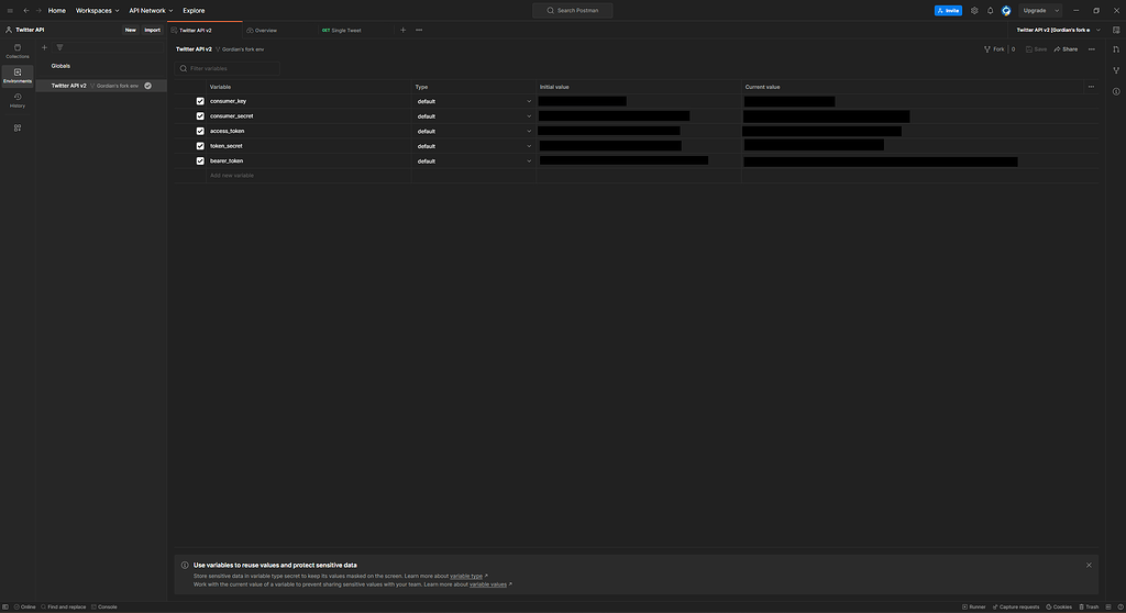 401 Or 403 Statuscode With Postman After Hours Of Carefully Following Instructions From Twitter
