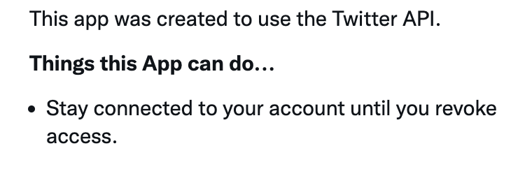 Minimal (or null) scope for Twitter Authentication using OAuth2 ...