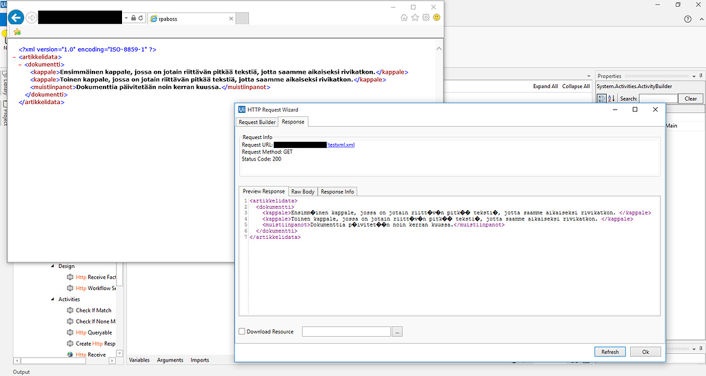 HTTP GET Request XML-encoding issue - Help - UiPath Community Forum