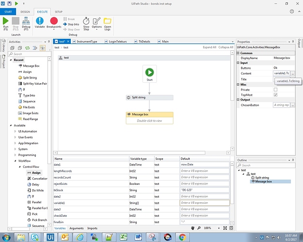  Split String Activity Help UiPath Community Forum