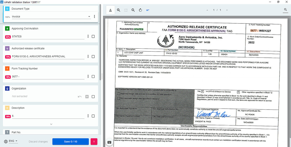 Present Validation Station Integration without user interaction ...