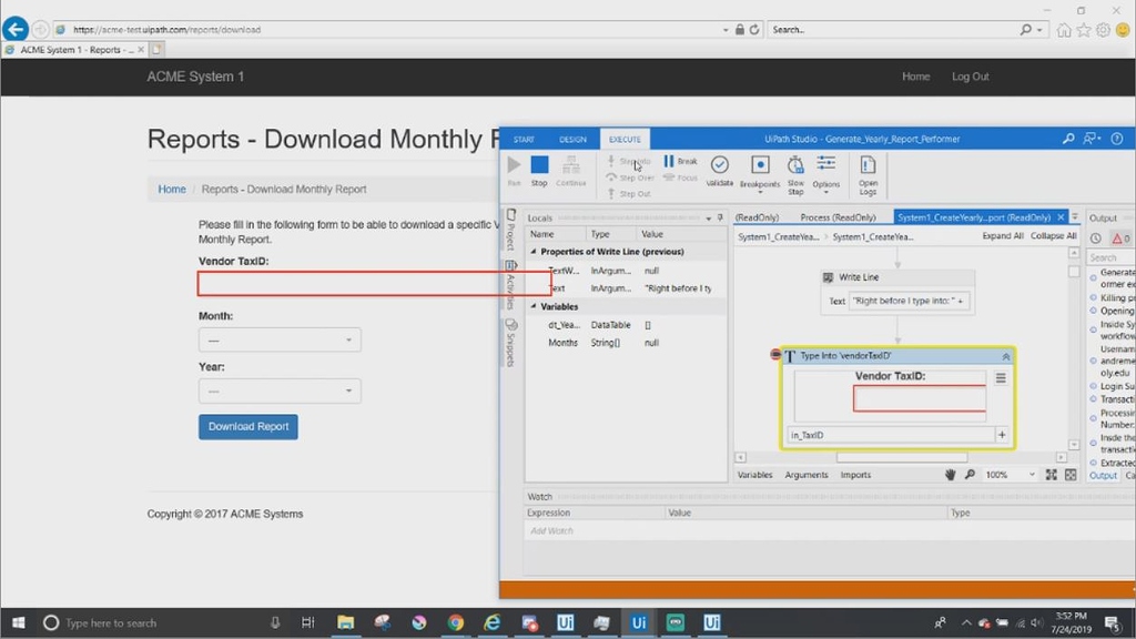 Having Unwanted Enter Key Pressed In A Type Into Activity Academy Feedback Uipath