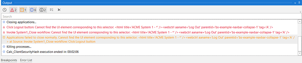 Level 3 Advanced Training Assignment 1 - Calculate Client Security Hash - Cannot find UI Element ...