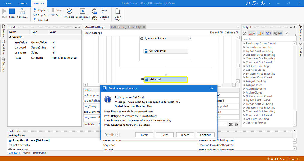 Error Invalid Asset Type Was Specified For Asset {0} Academy Feedback Uipath Community Forum