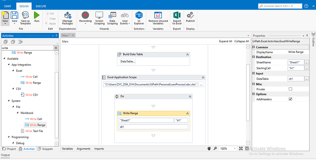Unable To Write Headers To Excel Help Uipath Community Forum 6279