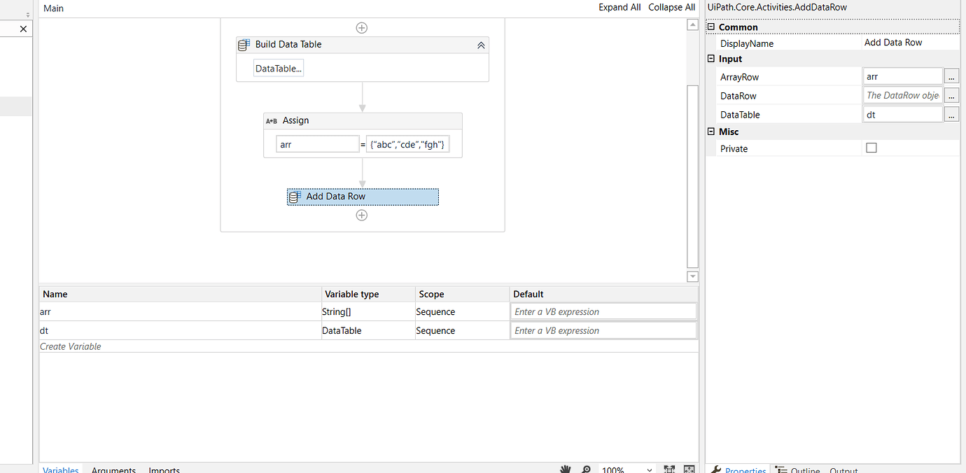 Add Array Of String To Datatable Help Uipath Community Forum