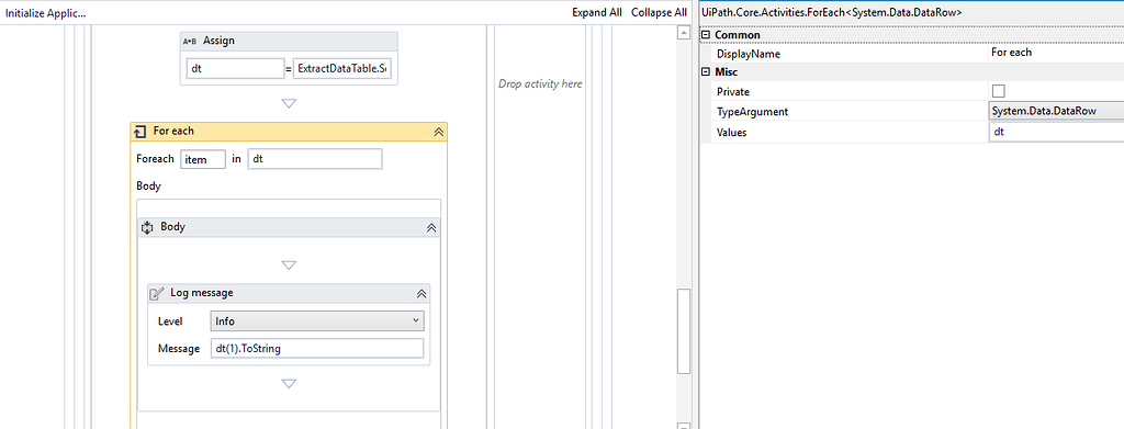 How to print the array of datarow - Academy Feedback - UiPath Community ...