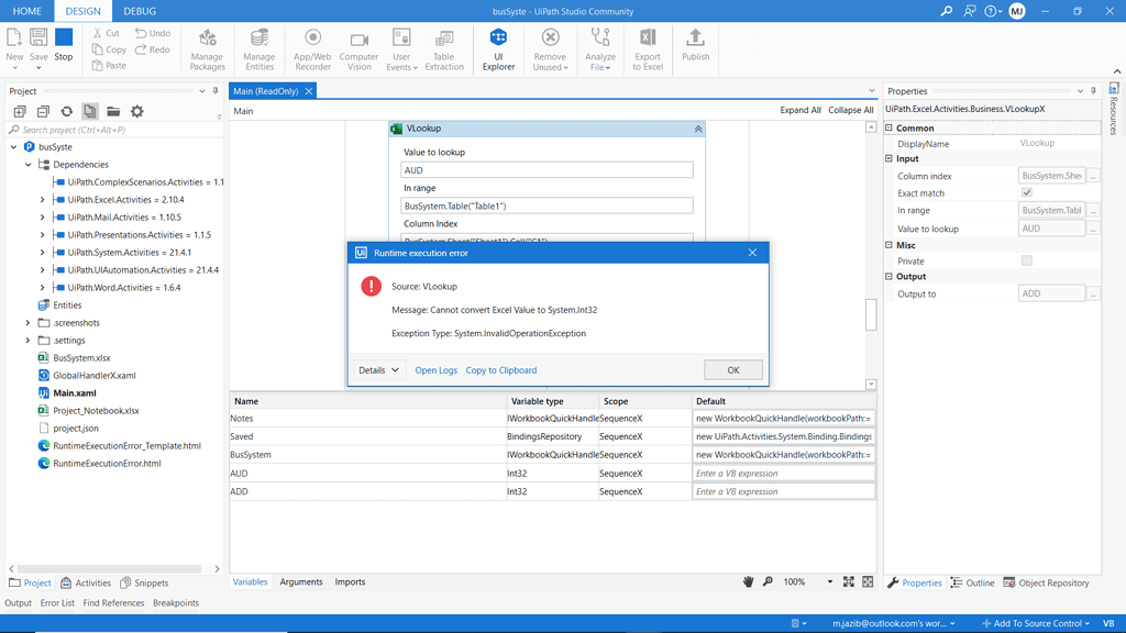 Cannot Convert Excel Value To System Int32 StudioX UiPath Community 