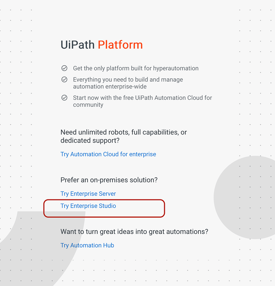 How to download Studio X Community Edition? - StudioX - UiPath ...