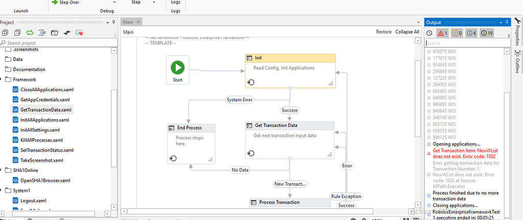 Problem In Passing Datatable Argument Into Gettransaction Xaml From Init Help Uipath