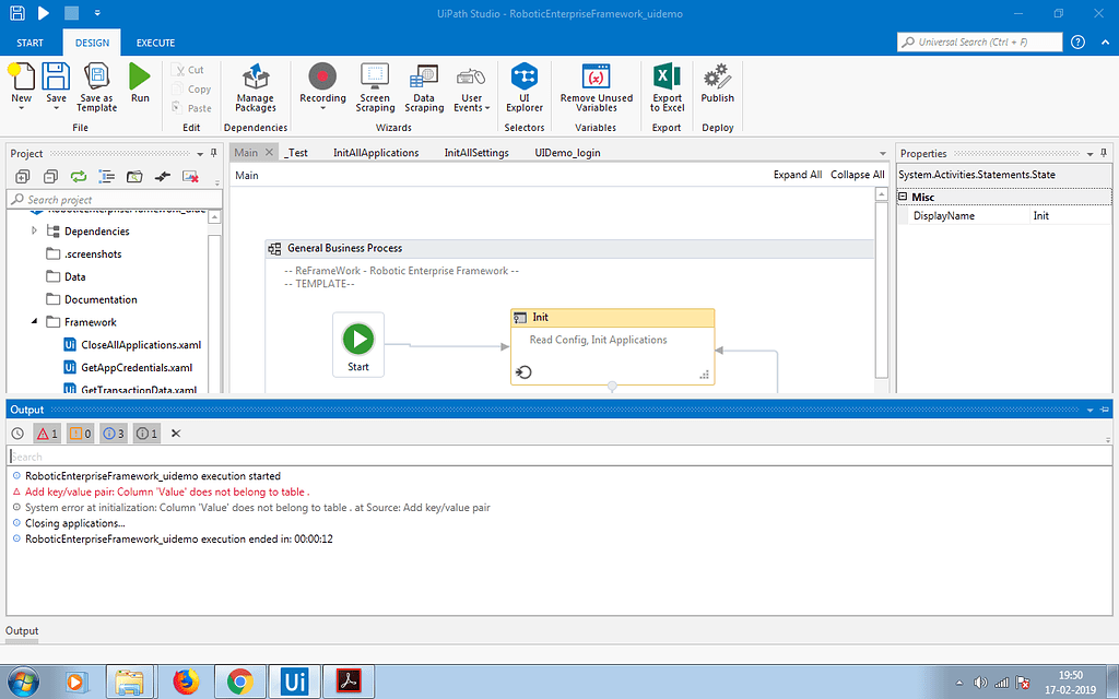 Ui Demo Running Initallapplications Xaml Throws Error Object Reference Not Set To An