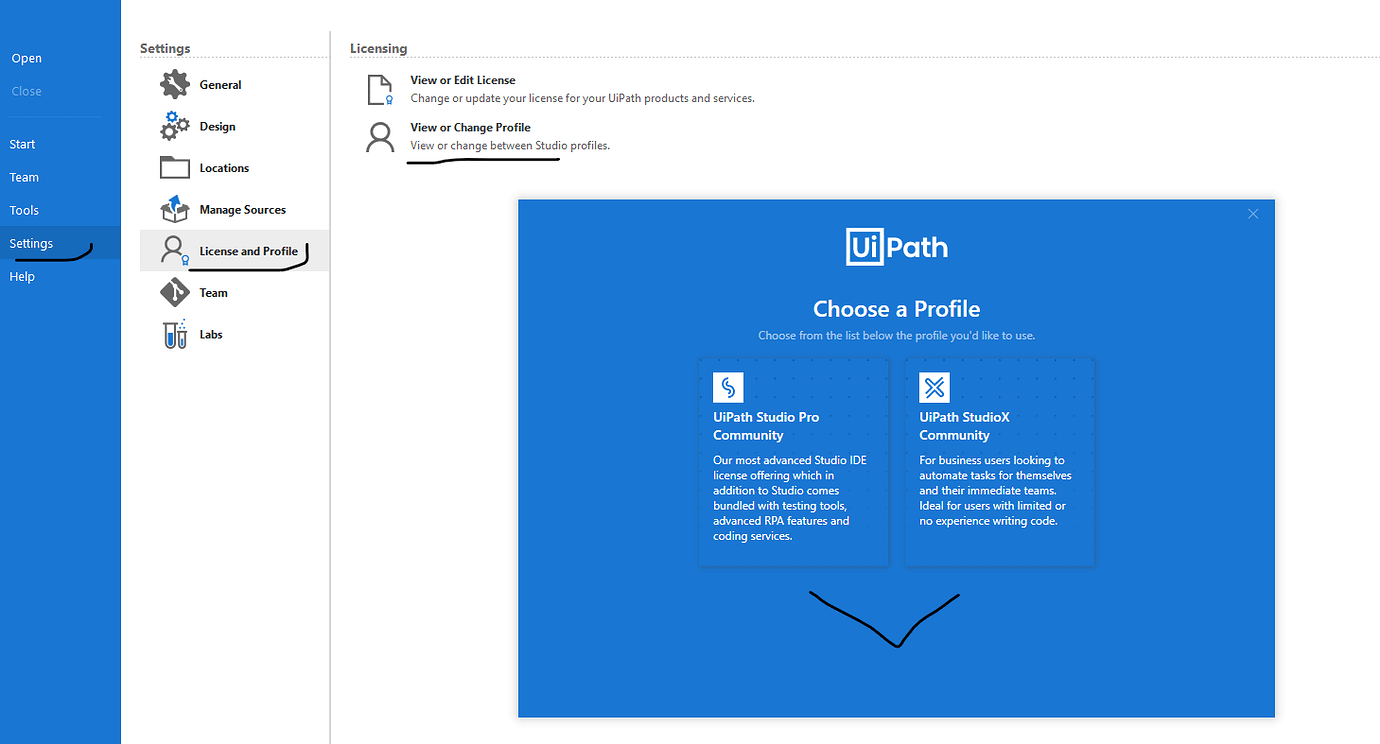 How To Switch Back To StudioX Community Edition Studio UiPath how-to-switch-back-to-studiox-community-edition-studio-uipath