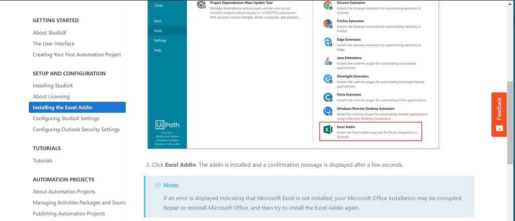 StudioX - Excel Addin error - StudioX - UiPath Community Forum